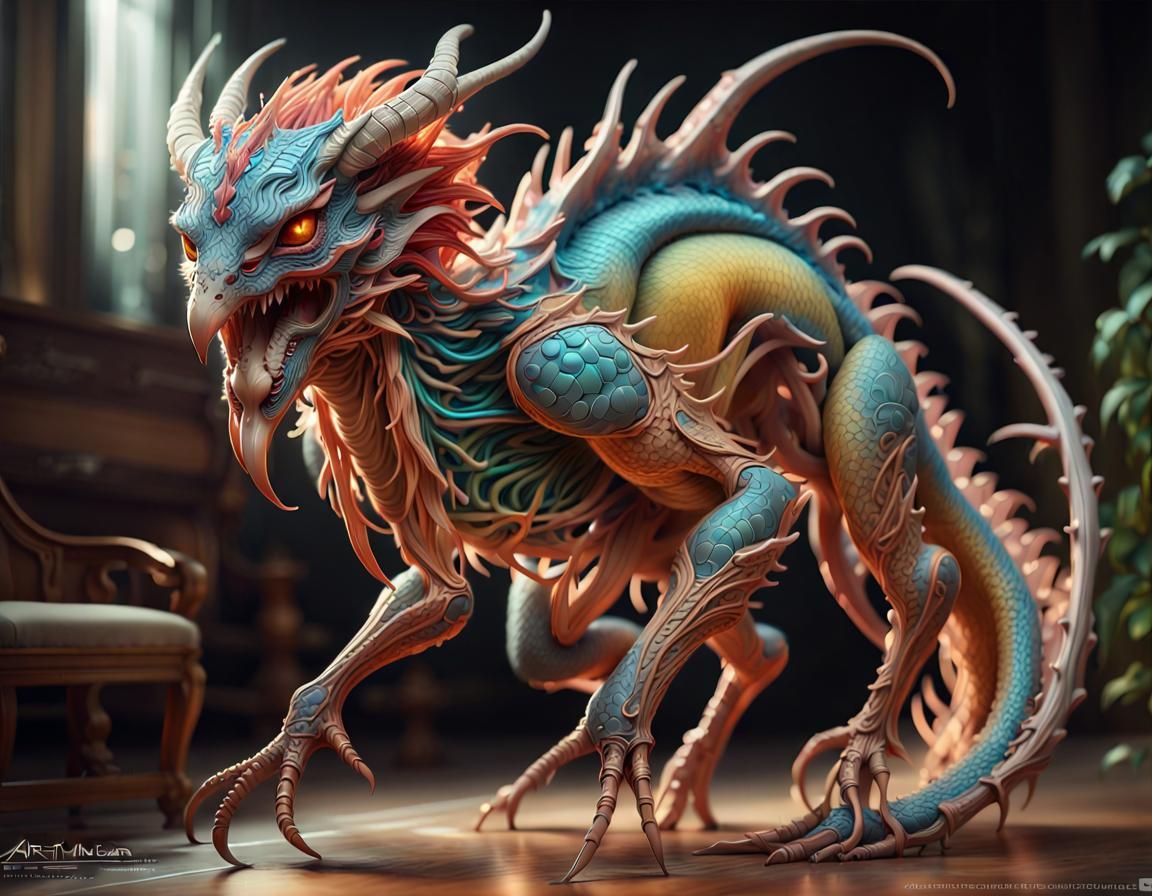 alien creature - AI Generated Artwork - NightCafe Creator