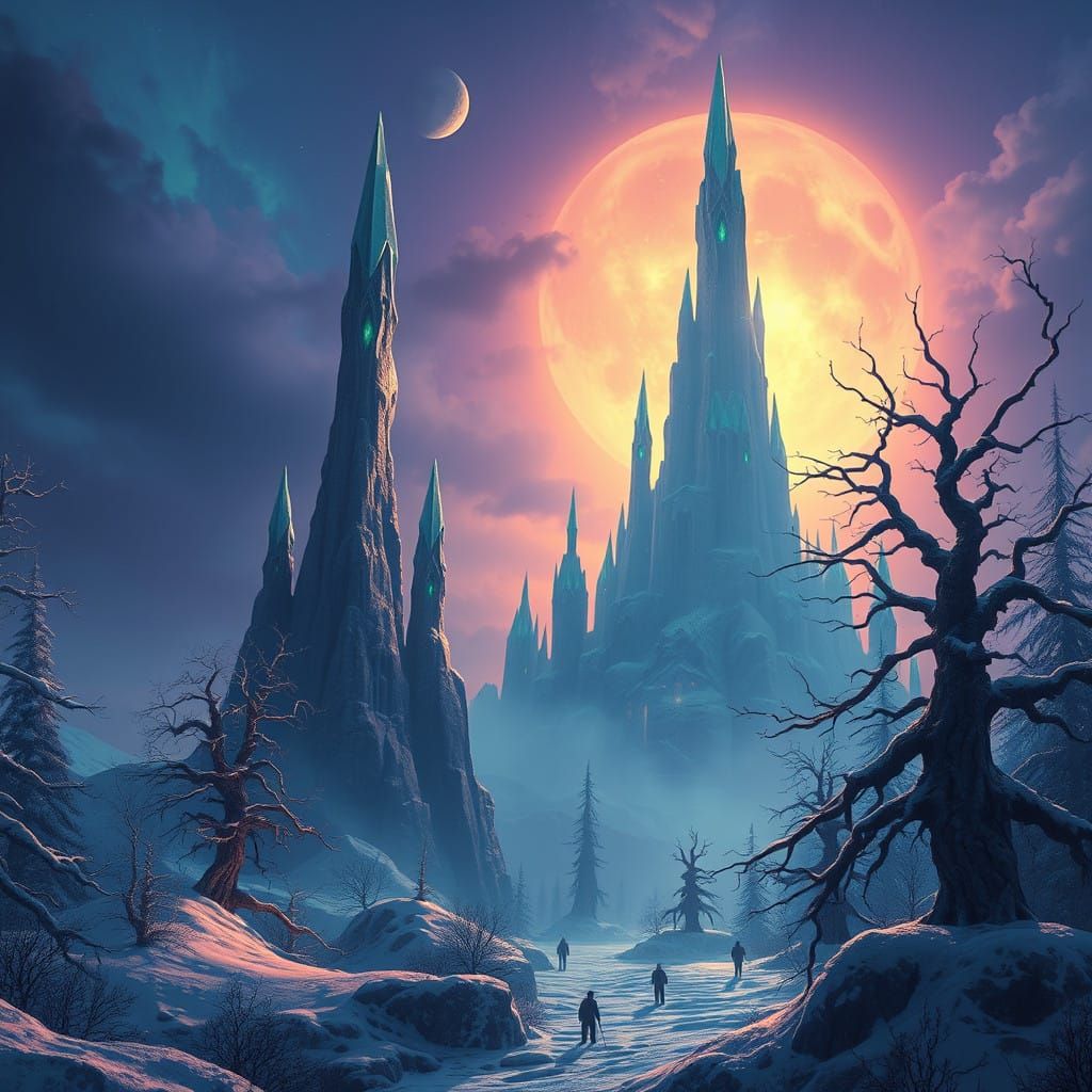 The winter solstice beacons us in - Crystal Spires Unfold at...