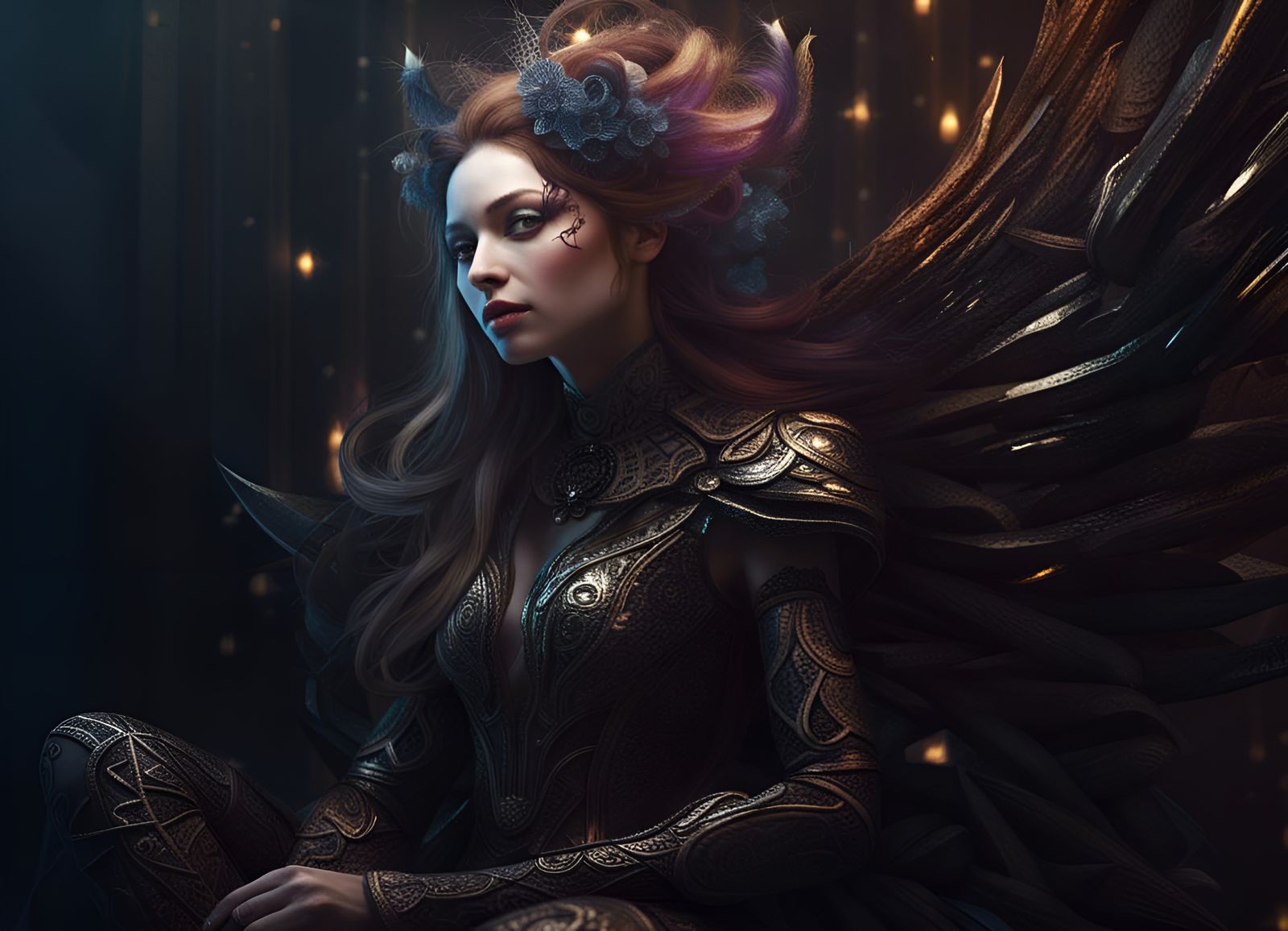 Unseelie The Dark cursed Fae v5 5 - AI Generated Artwork - NightCafe Creator