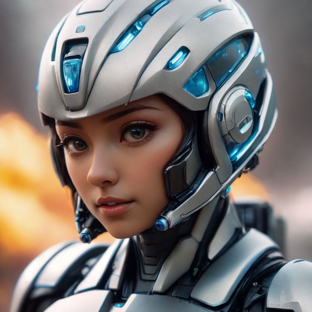 Robo-Girl.06 - AI Generated Artwork - NightCafe Creator