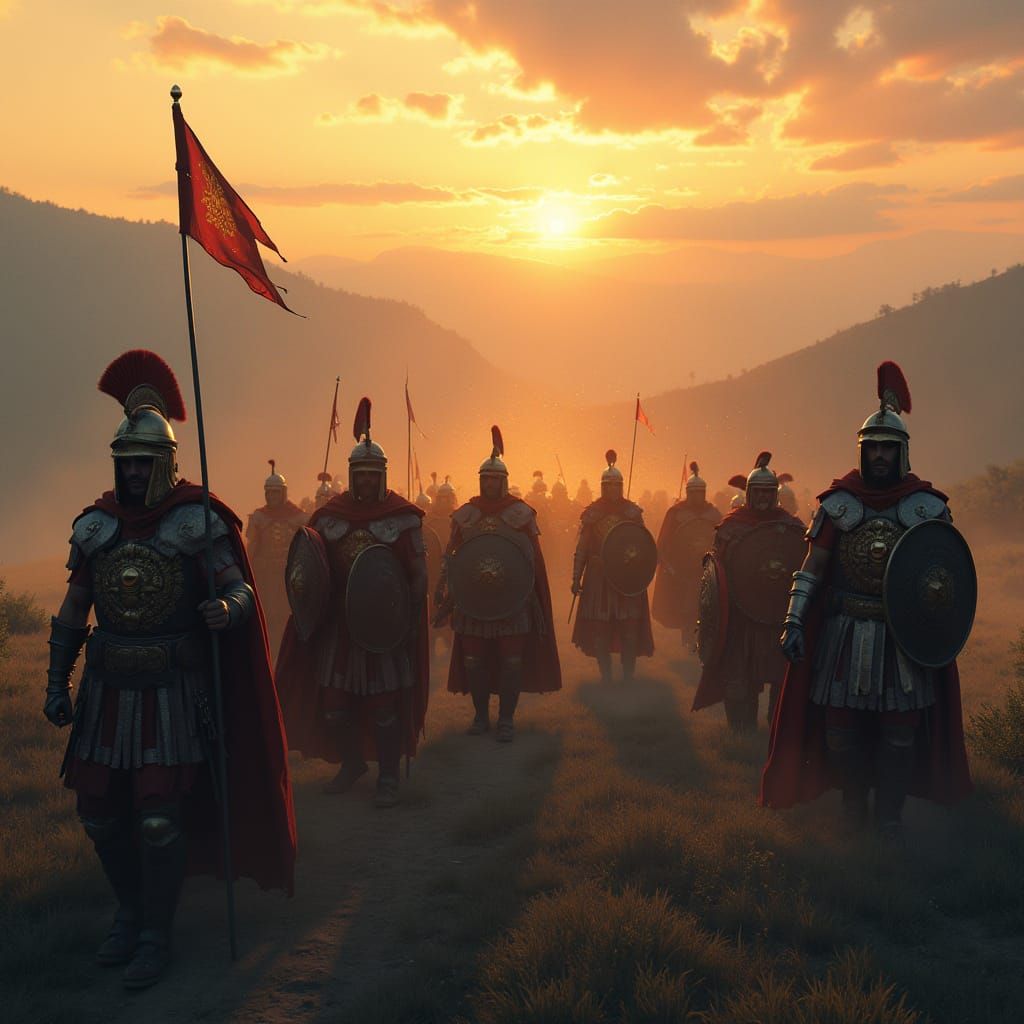 On the March - Epic Fantasy Legion Marches into Dawn