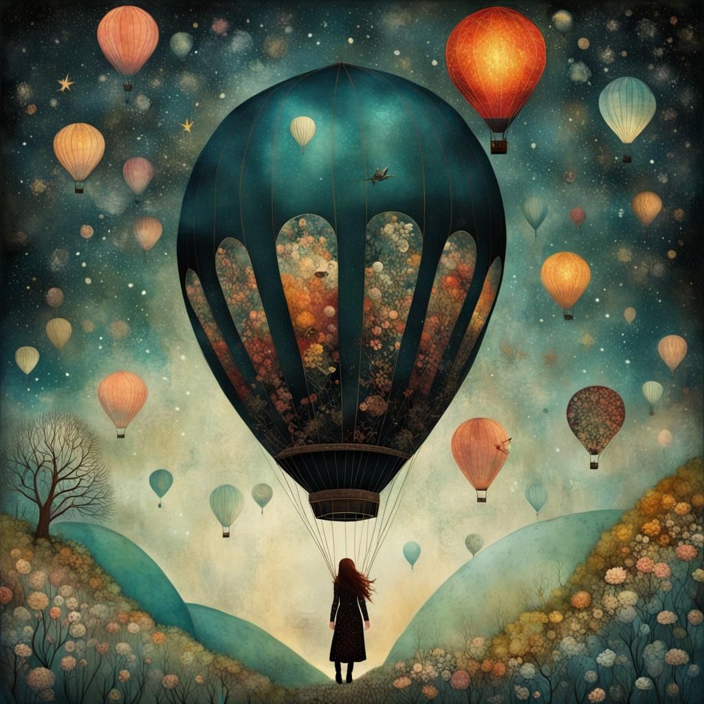 Balloons - AI Generated Artwork - NightCafe Creator