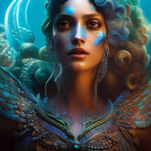 Mermaid Stable Diffusion v1.5!!! - AI Generated Artwork - NightCafe Creator