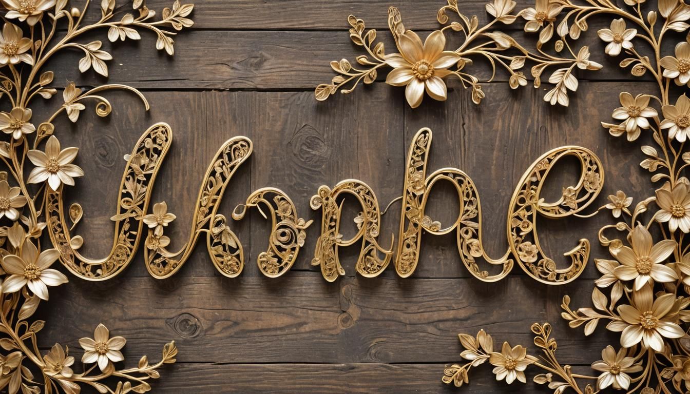 the word "HOPE" in cursive... And if you can see that you deserve an ...