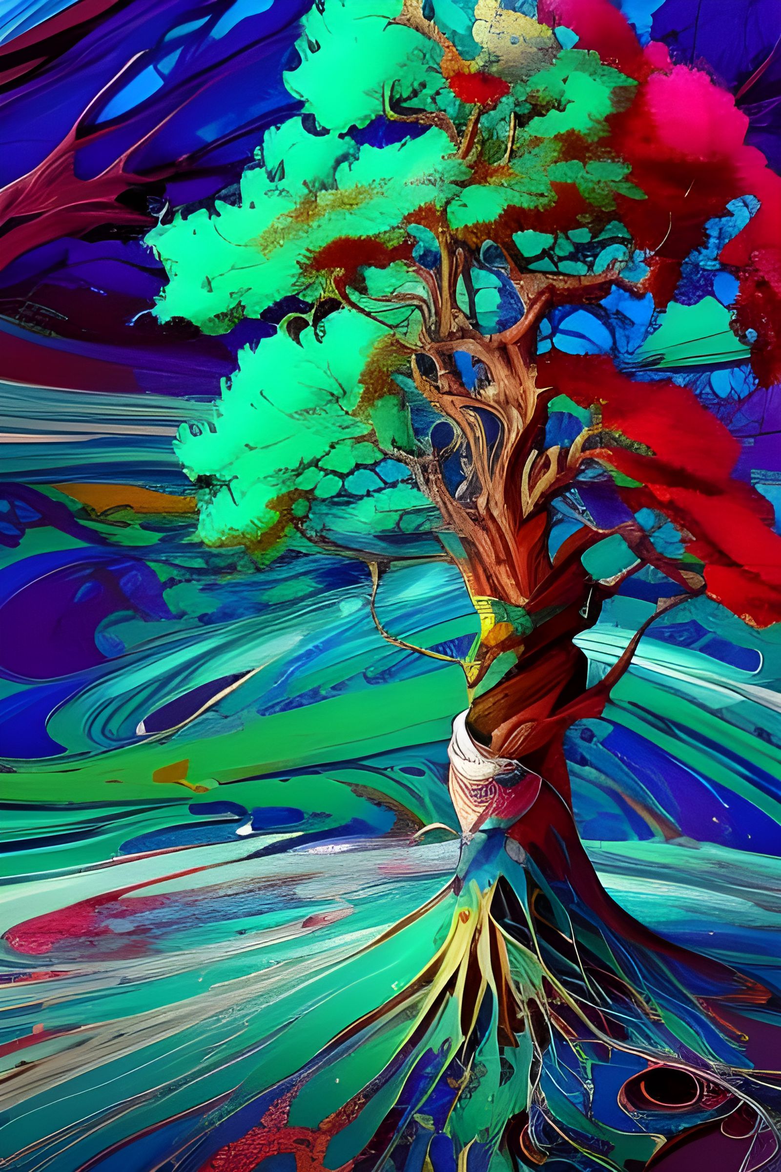 A tree - AI Generated Artwork - NightCafe Creator