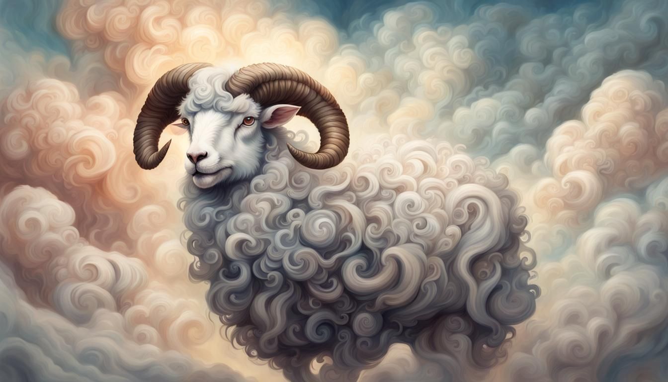 cloud sheep - AI Generated Artwork - NightCafe Creator