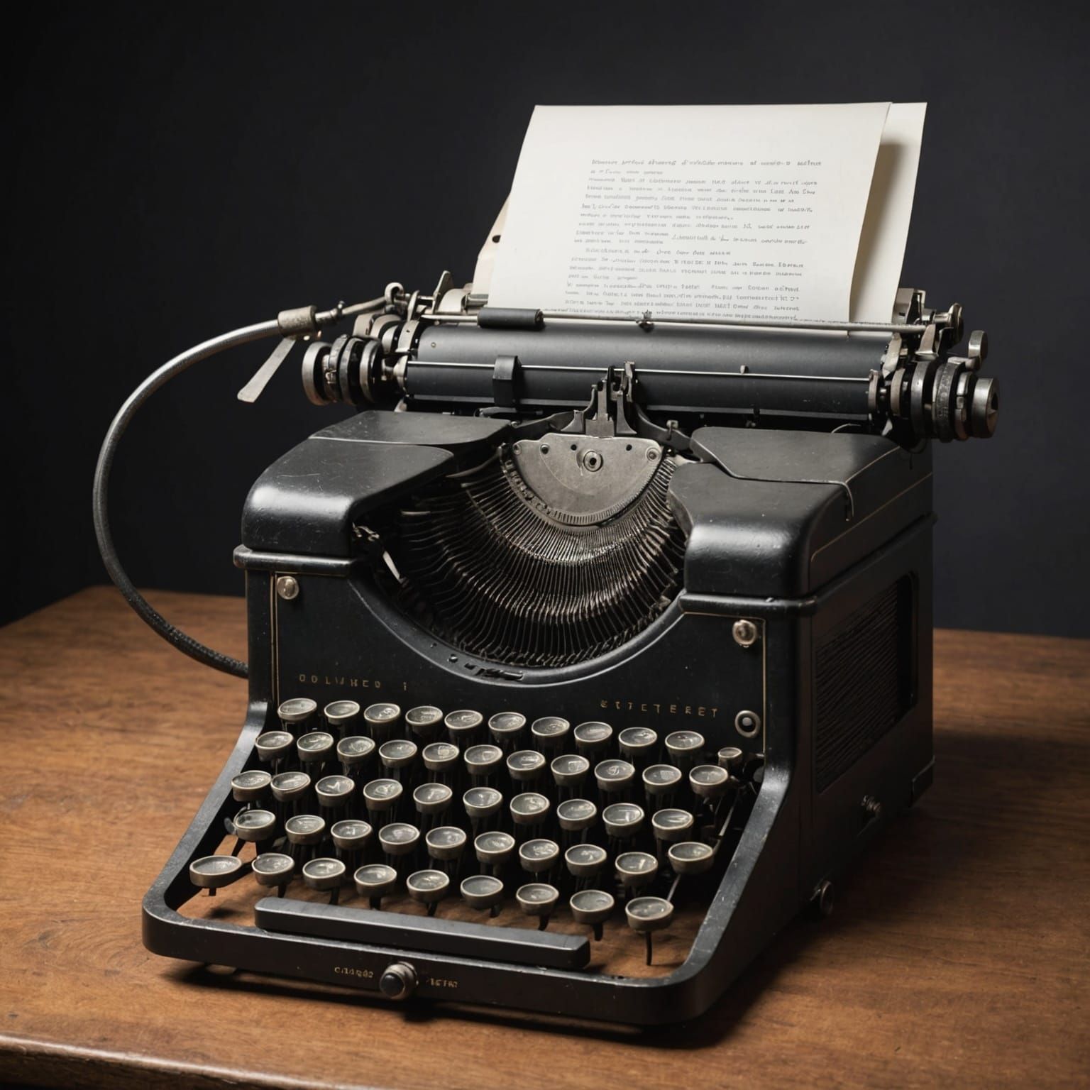 Typewriter - AI Generated Artwork - NightCafe Creator