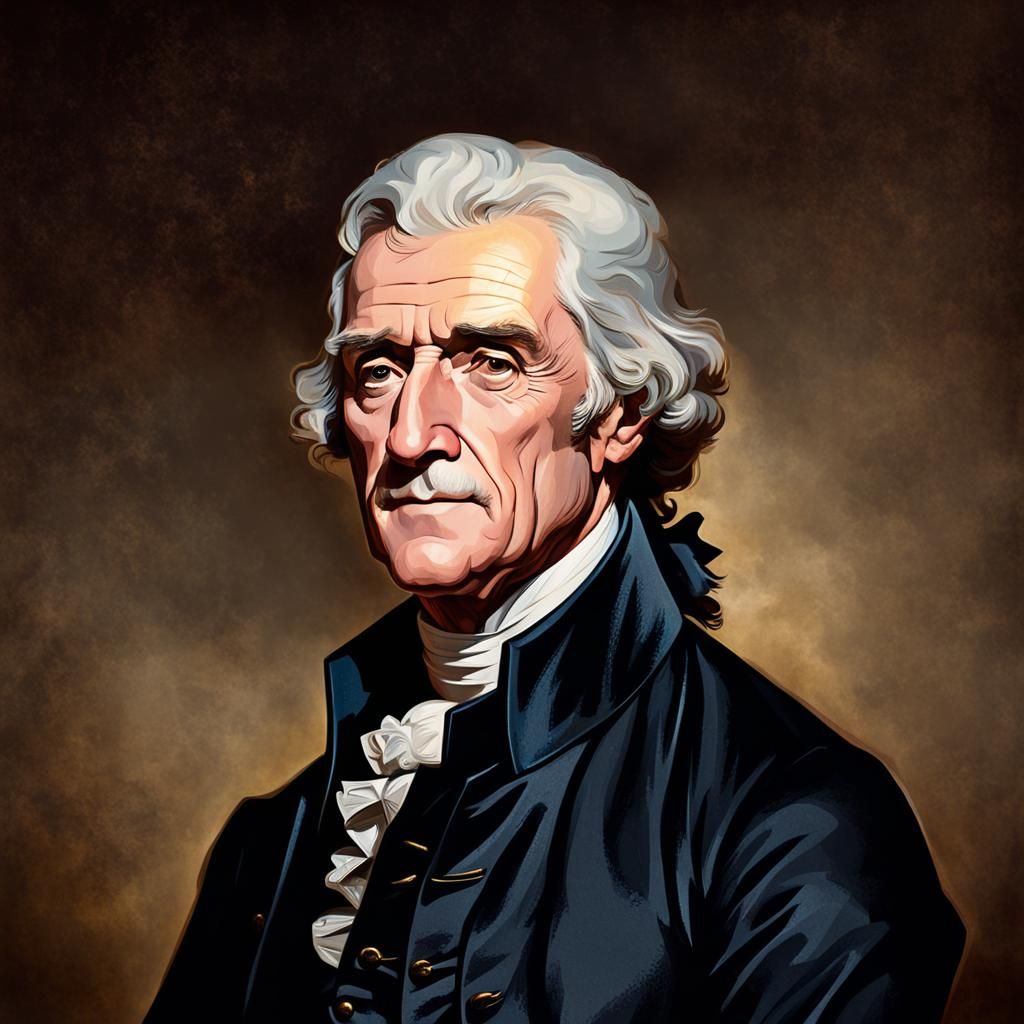 Thomas Jefferson - AI Generated Artwork - NightCafe Creator