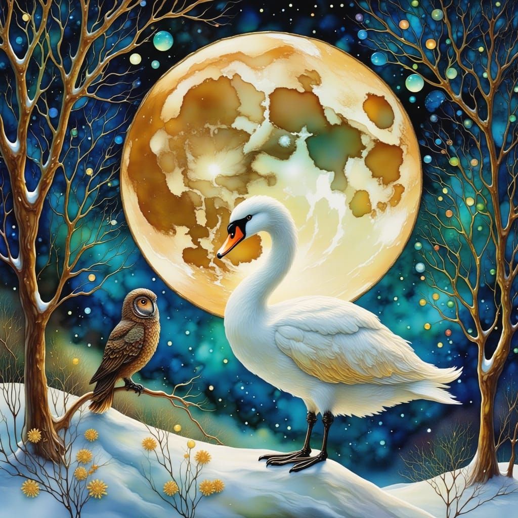 "Luna, White Swan of the Golden Moon, your beauty and grace have ...