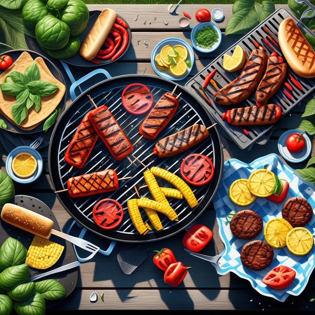 Cookout! - AI Generated Artwork - NightCafe Creator