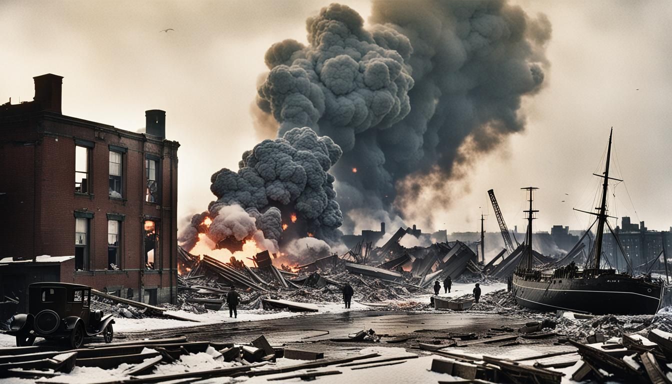 On December 6, 1917, the Halifax Explosion occurred in Nova Scotia ...