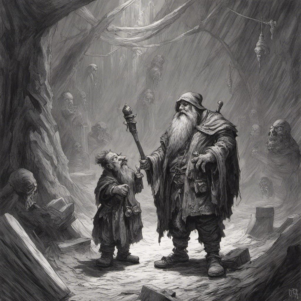 Dwarf outcasts - AI Generated Artwork - NightCafe Creator