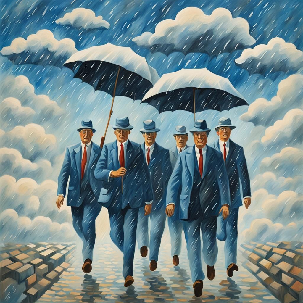 It's raining men, hallelujah! It's raining men, amen! Men descending ...
