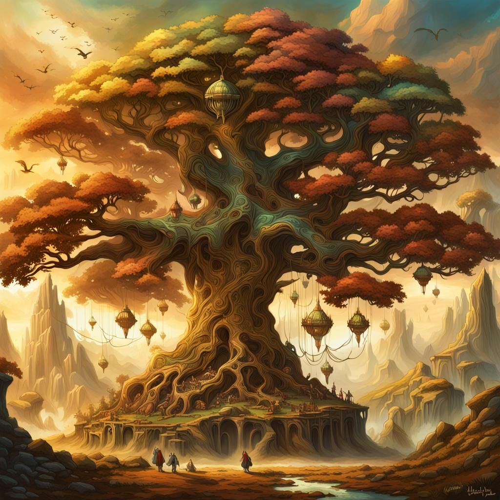 The World Tree #2 - AI Generated Artwork - NightCafe Creator
