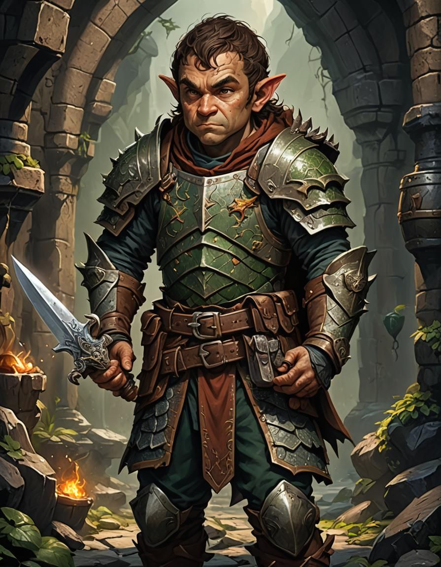 Halfling rogue v2 - AI Generated Artwork - NightCafe Creator