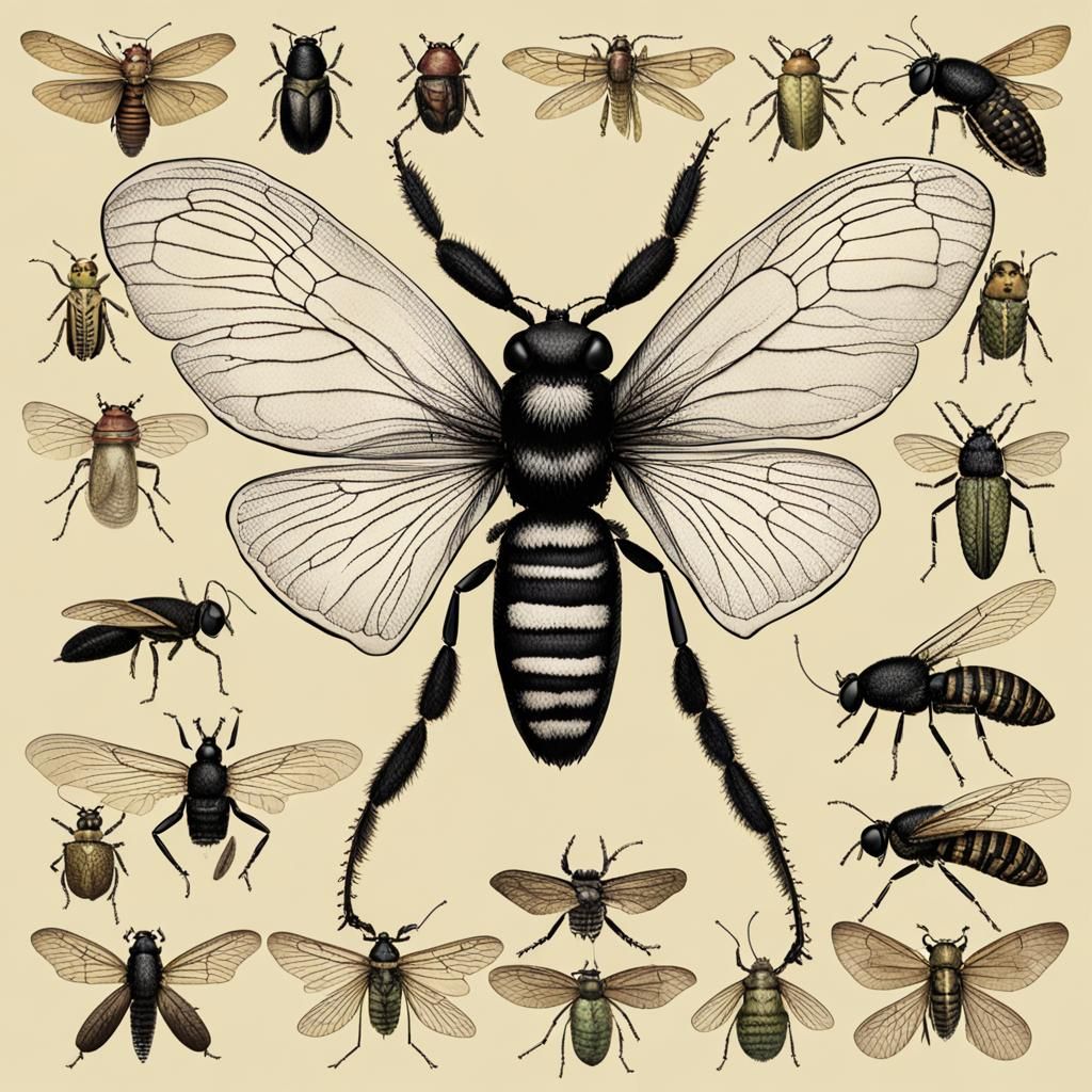 Entomology specimen case - AI Generated Artwork - NightCafe Creator