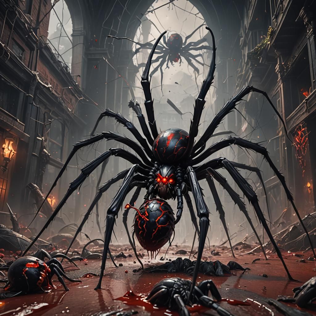 The horror that she brings The horror of her sting The unholiest of ...