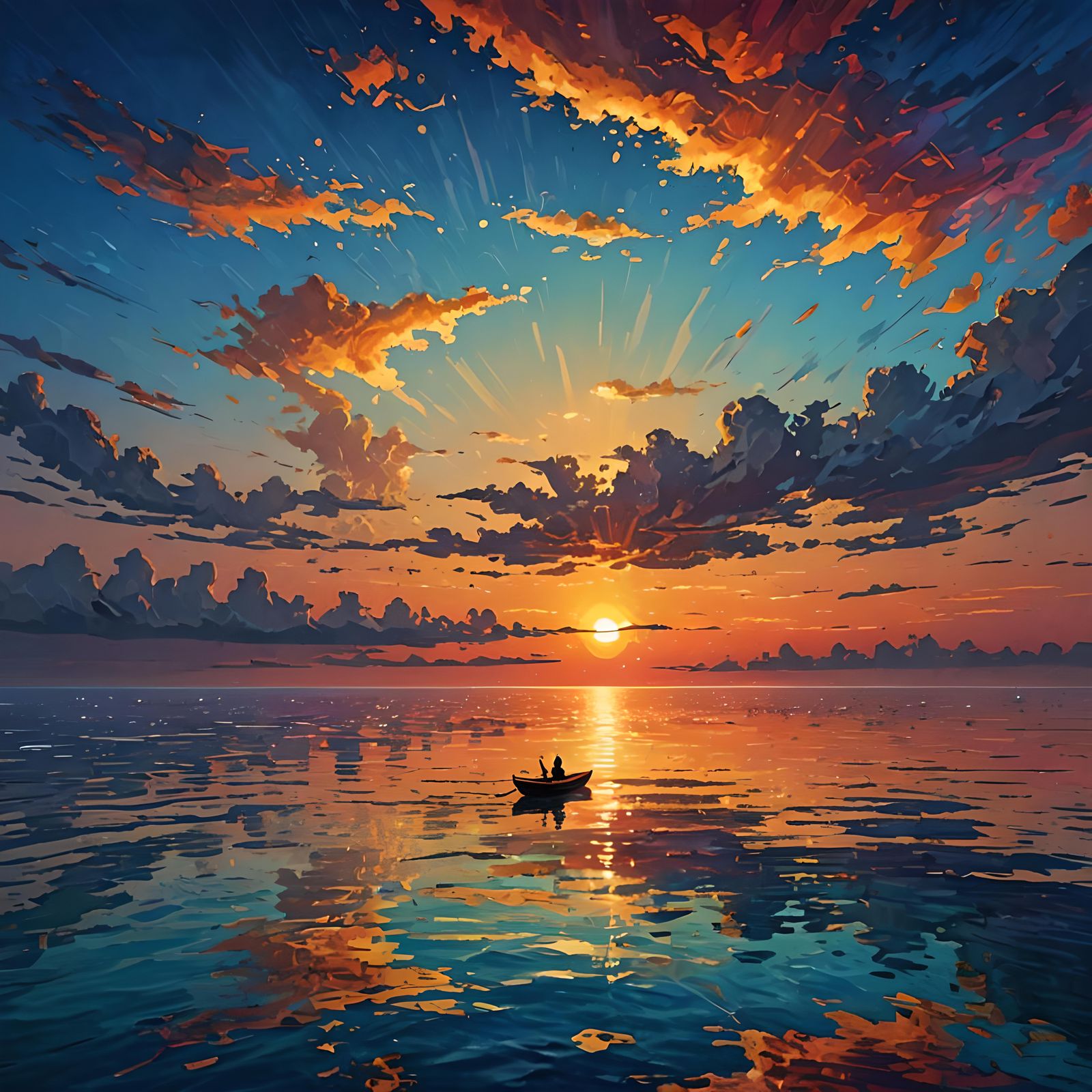 Lost in the Ocean’s Vast Expanse - AI Generated Artwork - NightCafe Creator