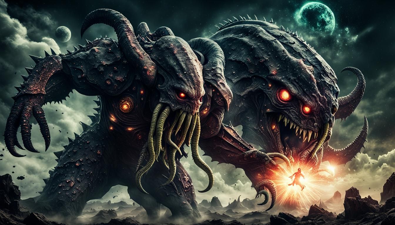 Lovecraftian Entities Having Fun ! - AI Generated Artwork - NightCafe ...