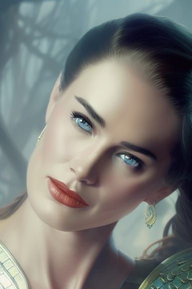 Beautiful Lena Headey portrait - AI Generated Artwork - NightCafe Creator