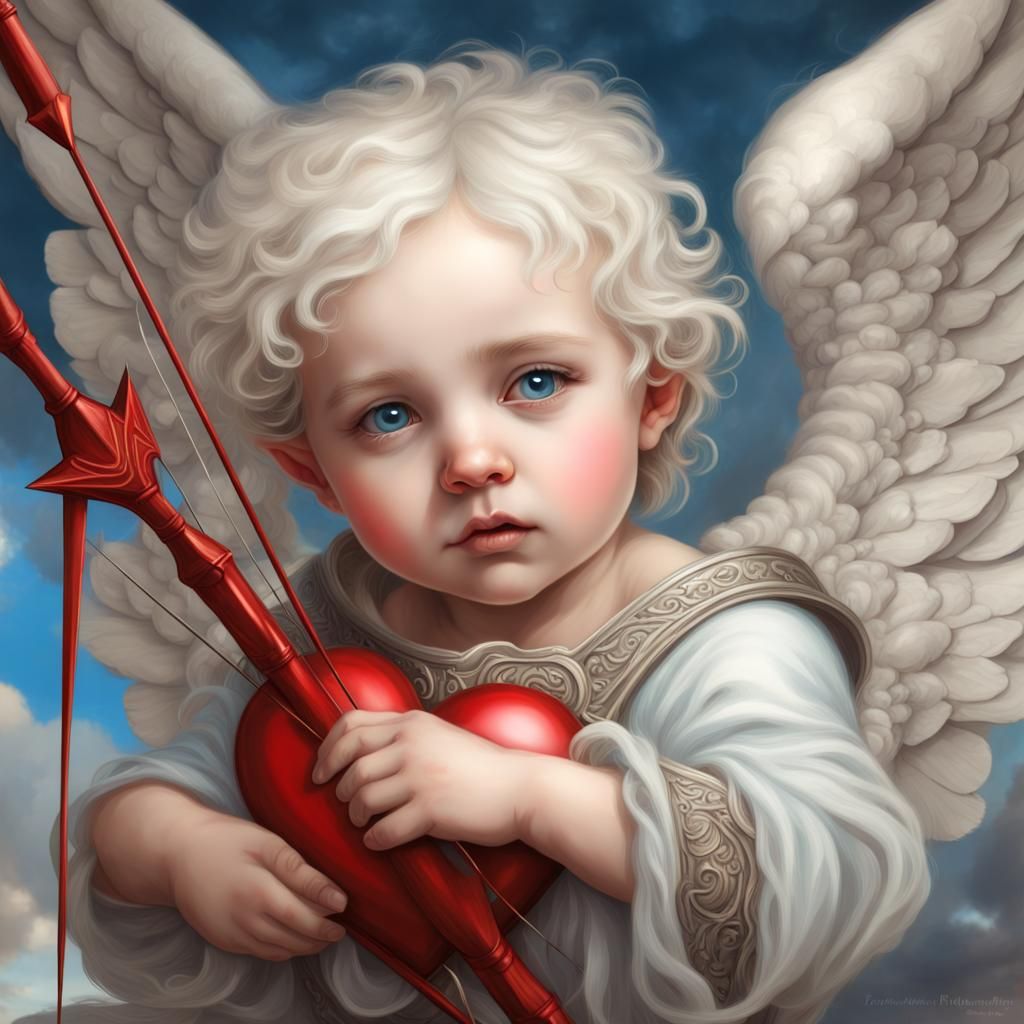 CUTE CUPID 10 - AI Generated Artwork - NightCafe Creator