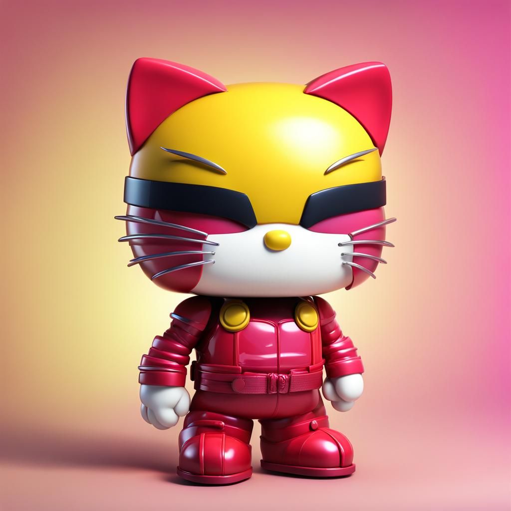 Terminator Hello Kitty - AI Generated Artwork - NightCafe Creator