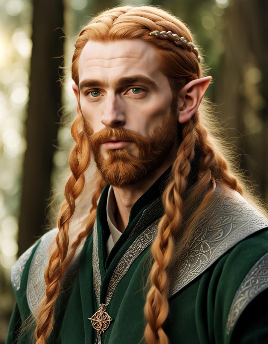 Half-Elves Can Have a Beard, You Shut Your Face Also - AI Generated ...
