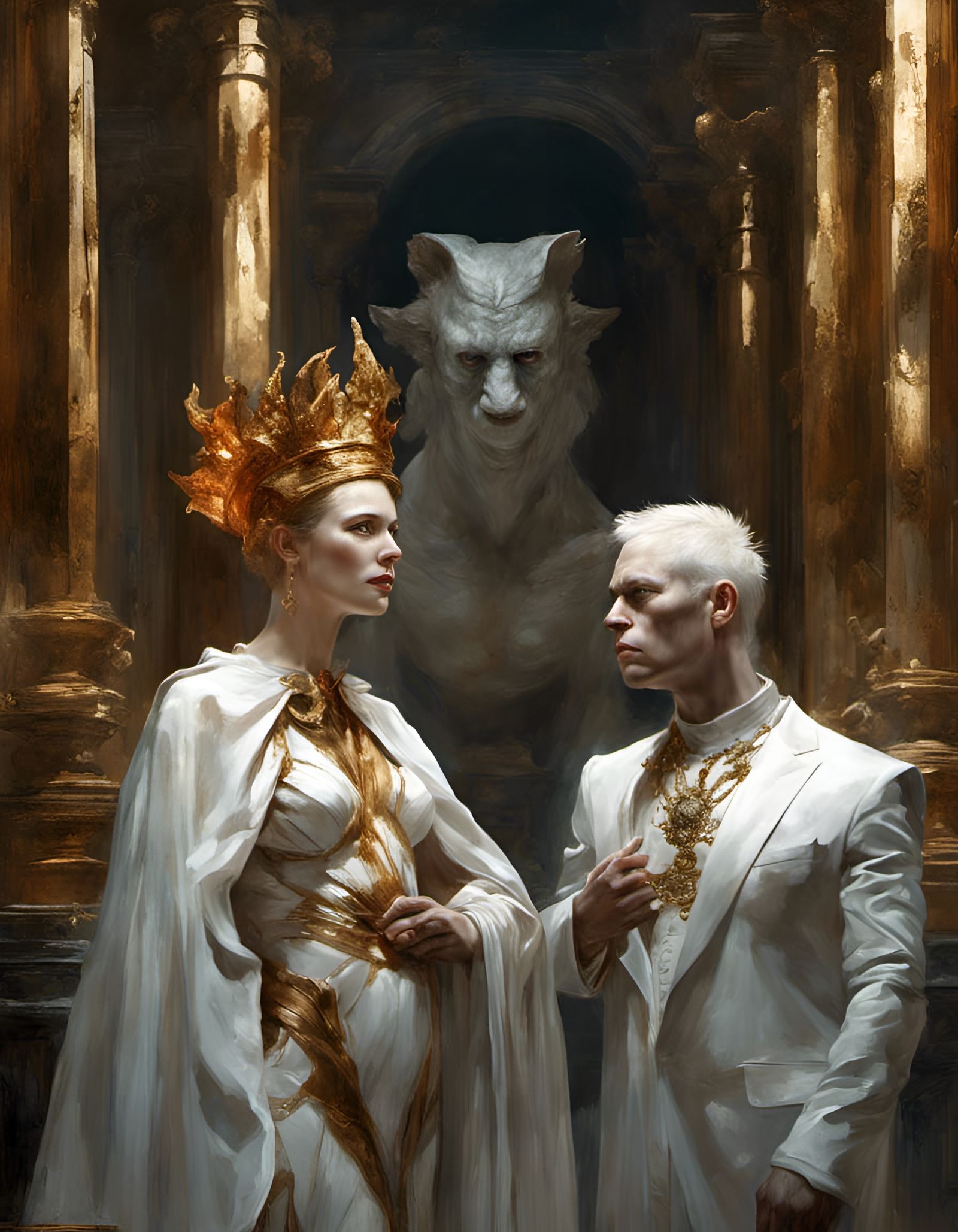 The Empress and Emperor - AI Generated Artwork - NightCafe Creator