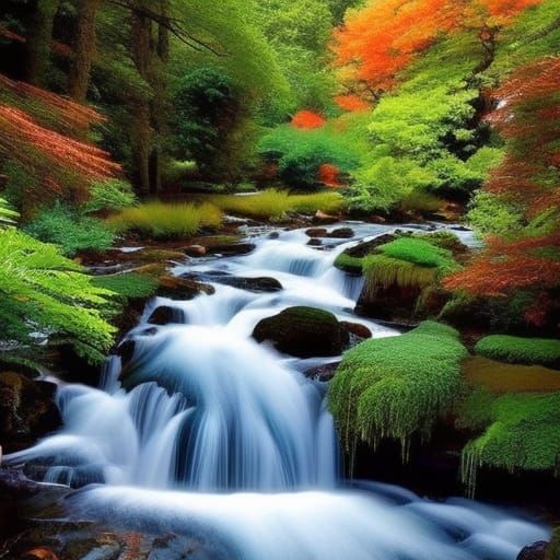 lace: antique: ultrarealistic: river: exotic: night: Thomas Kinkade ...