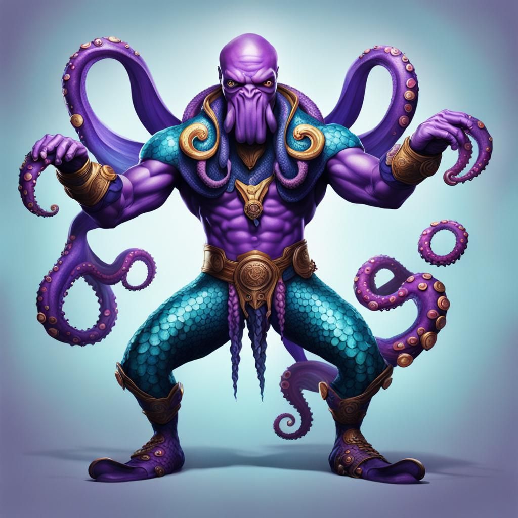 Picture Terry Crews as Octo-Folk, a tribe of merfolk with a unique ...