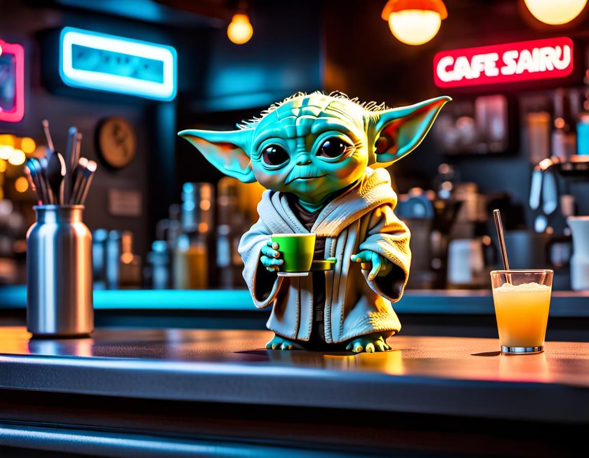 Baby Yoda - AI Generated Artwork - NightCafe Creator