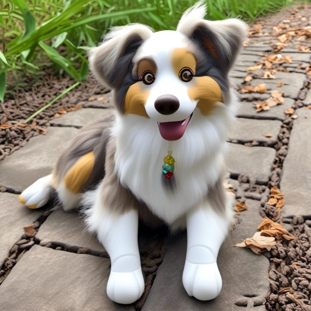 Bluets Mini Aussie - AI Generated Artwork - NightCafe Creator