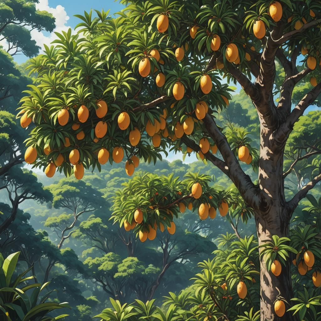 Mango tree - AI Generated Artwork - NightCafe Creator