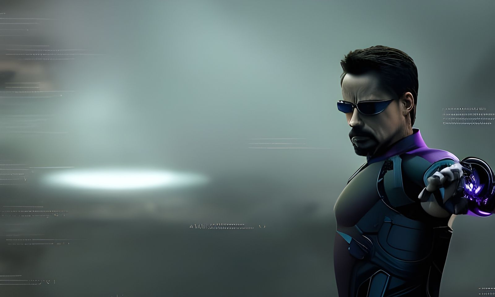Tony Stark in The Matrix - AI Generated Artwork - NightCafe Creator