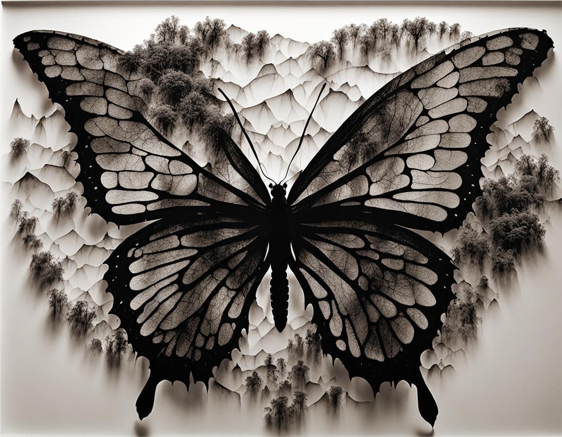 ethereal butterfly - AI Generated Artwork - NightCafe Creator