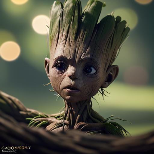 ado groot from Guardians of the Galaxy - AI Generated Artwork ...