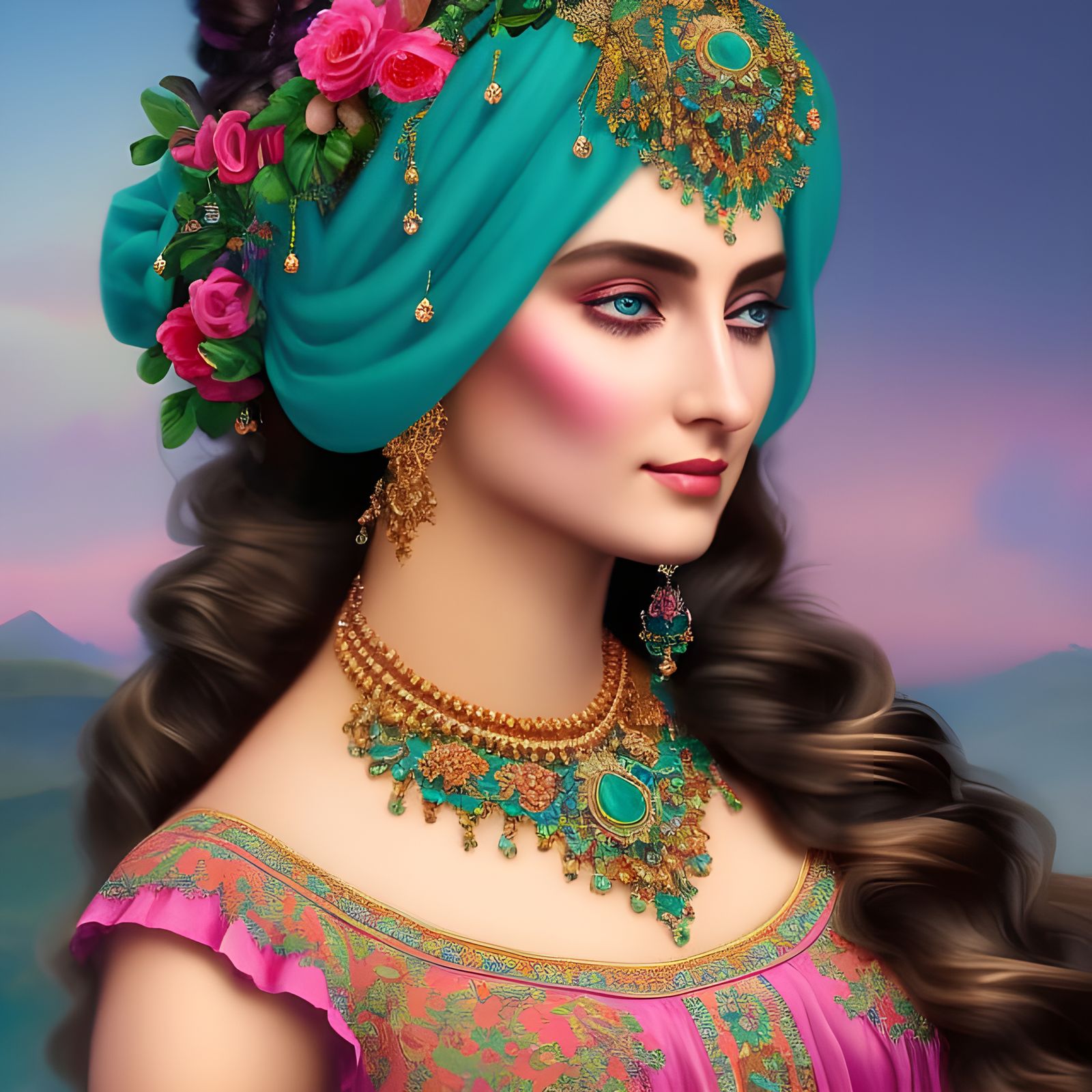 Gorgeous Gypsy - AI Generated Artwork - NightCafe Creator