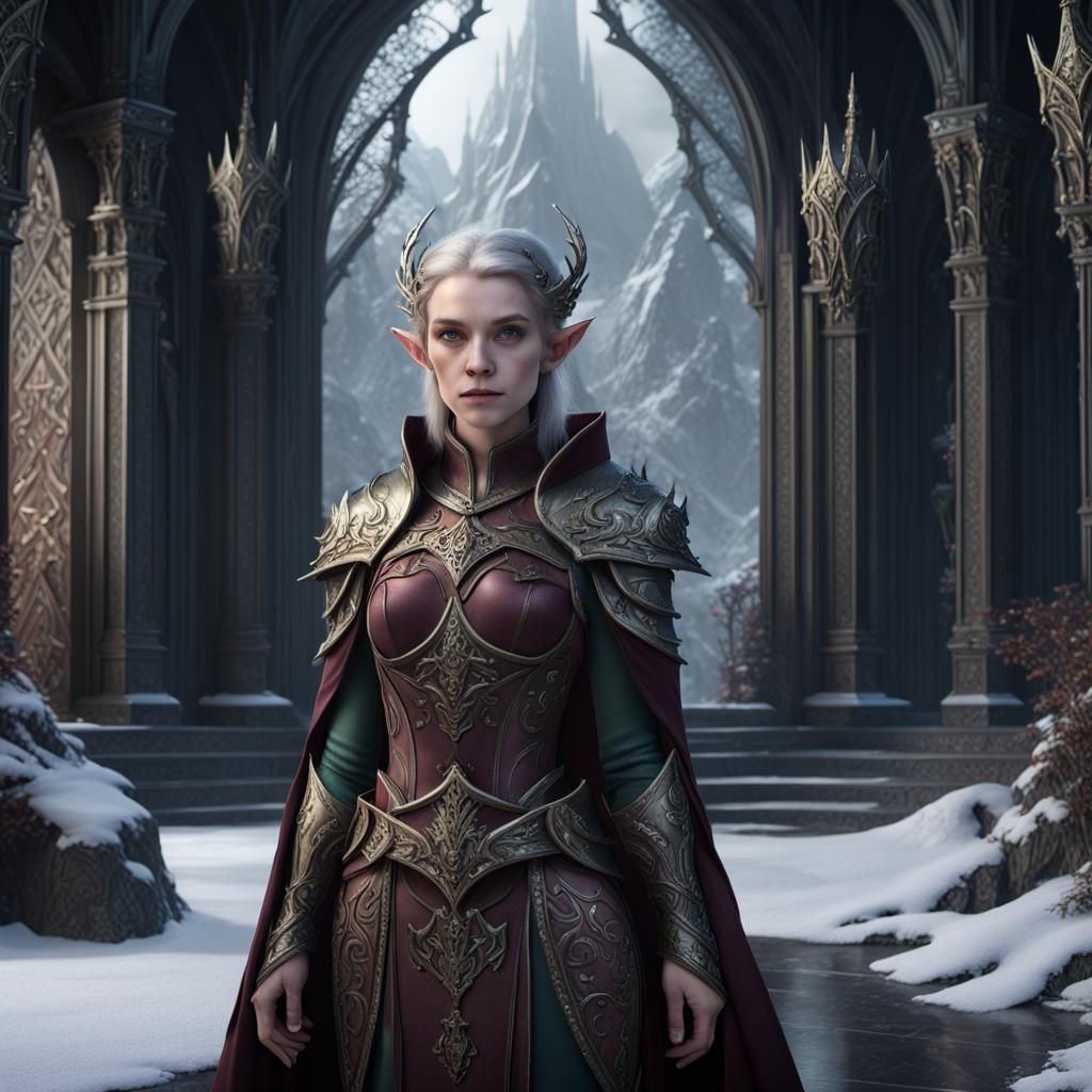 Princessa Winter Wolf - AI Generated Artwork - NightCafe Creator