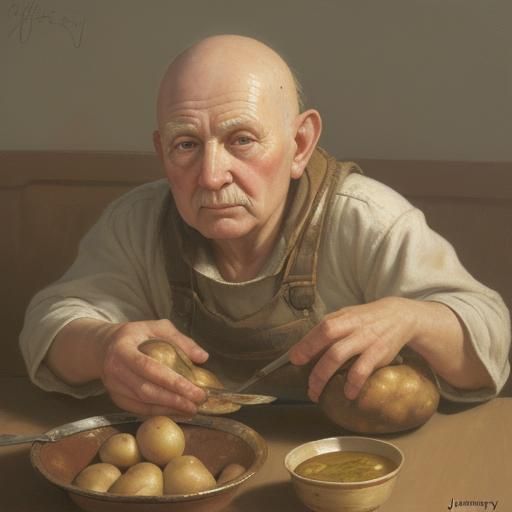 Potato Man - AI Generated Artwork - NightCafe Creator