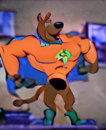 Scooby Doo with muscles 8k resolution 8K 3D - AI Generated Artwork ...