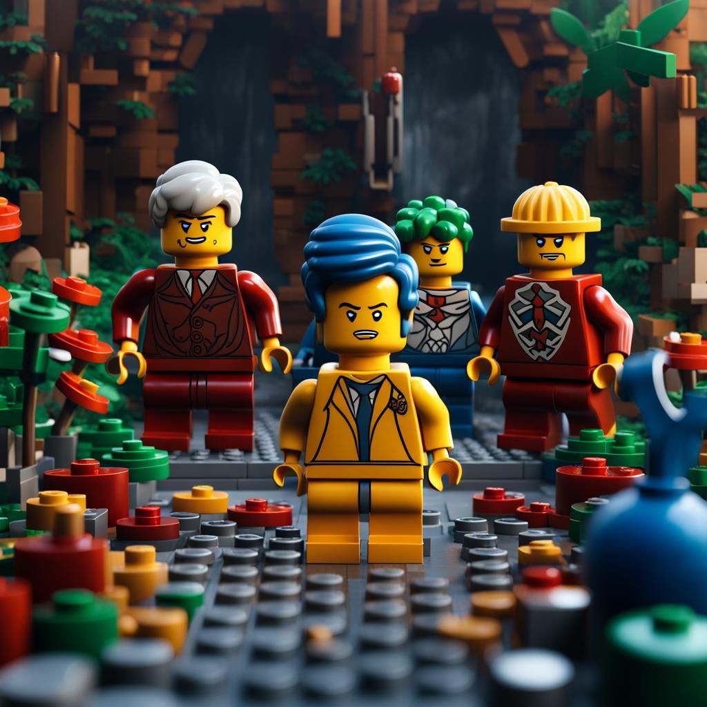 LEGO people - AI Generated Artwork - NightCafe Creator