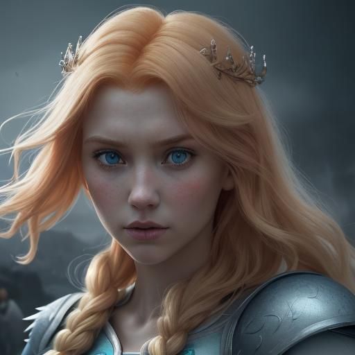 Anna, Warrior Princess - AI Generated Artwork - NightCafe Creator