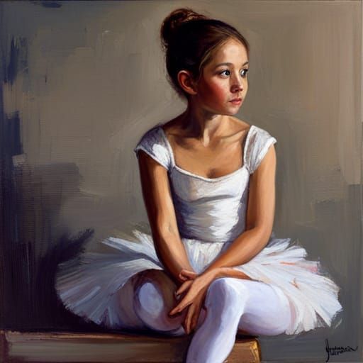 Little ballerina - AI Generated Artwork - NightCafe Creator
