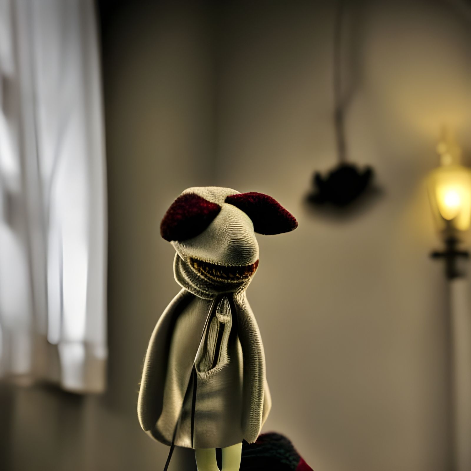 Spooky Sock puppet - AI Generated Artwork - NightCafe Creator