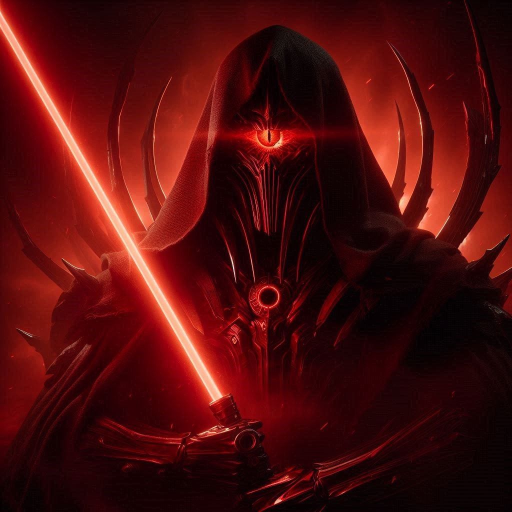 Sauron as a Dark Lord of the Sith - AI Generated Artwork - NightCafe ...