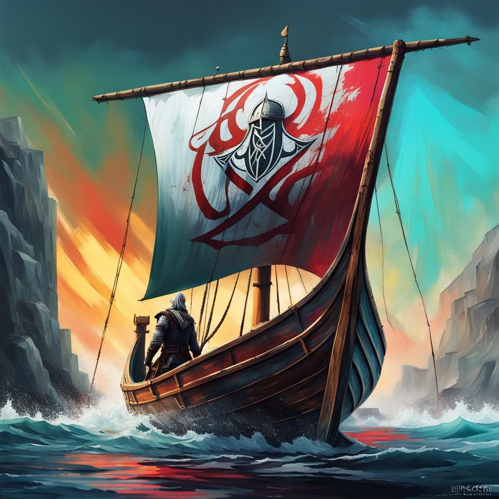 Lone Viking - AI Generated Artwork - NightCafe Creator