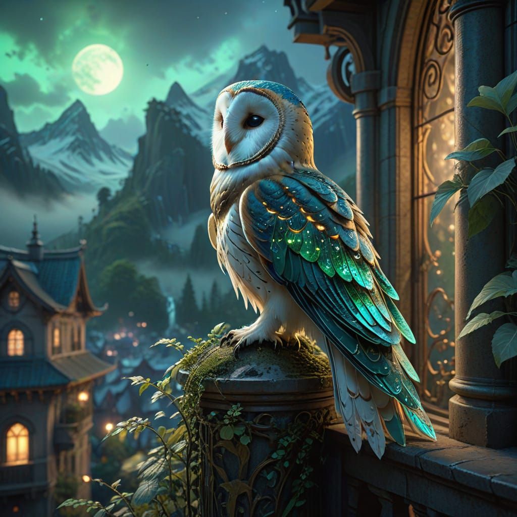 Magic barn owl spirit - Magic barn owl spirit