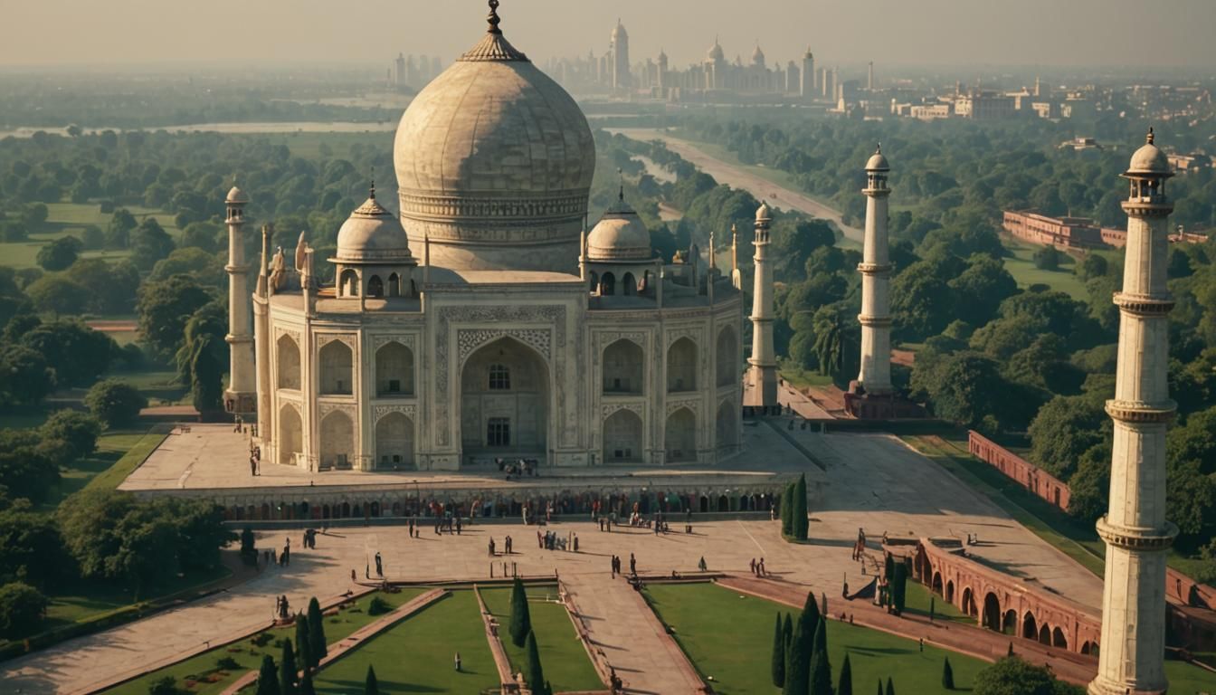 Taj Mahal India - AI Generated Artwork - NightCafe Creator