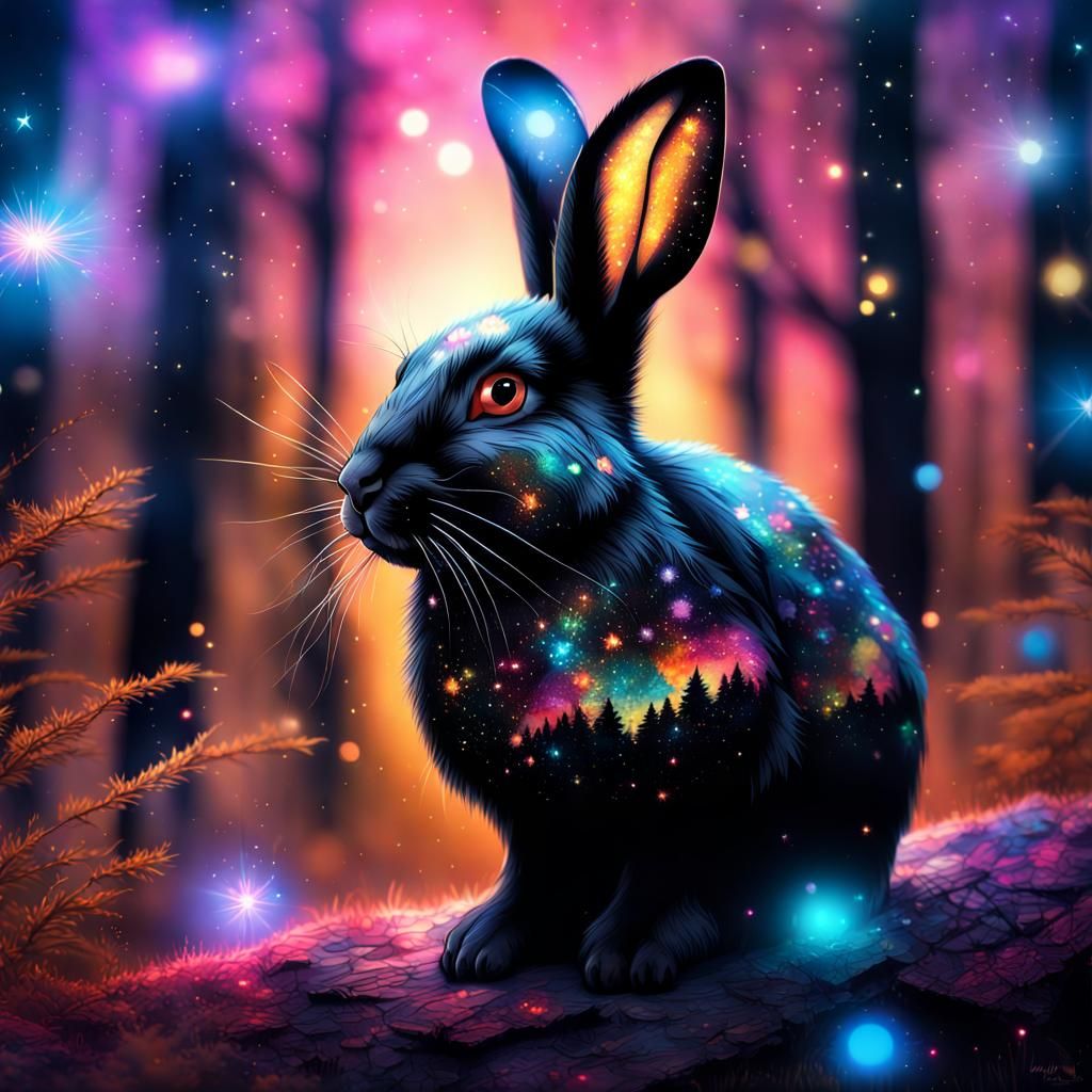 Mystic Rabbit - AI Generated Artwork - NightCafe Creator