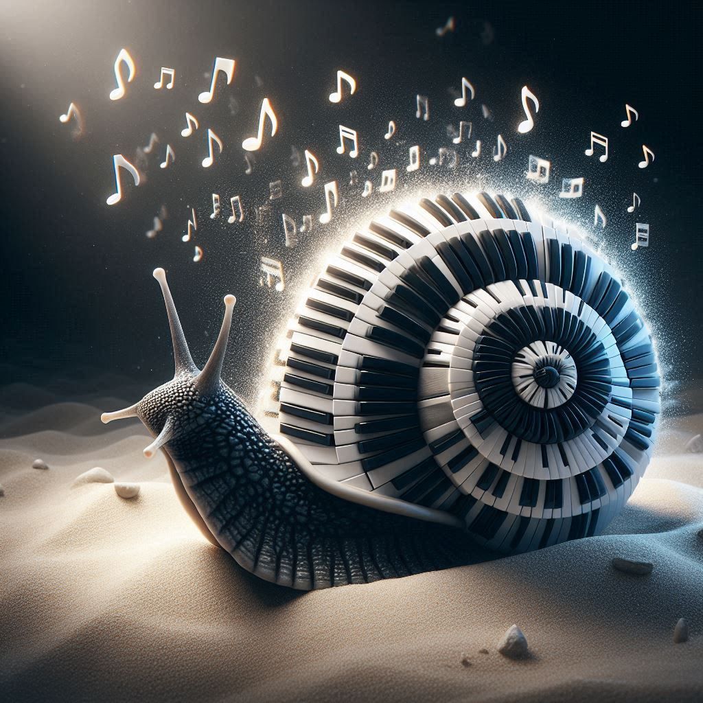 Musical Snail - AI Generated Artwork - NightCafe Creator